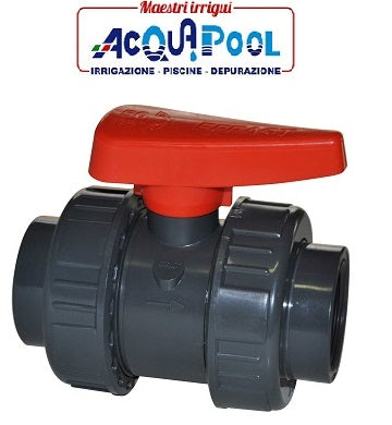 Valvola in PVC con o-ring in FPM per acido – Acquapool